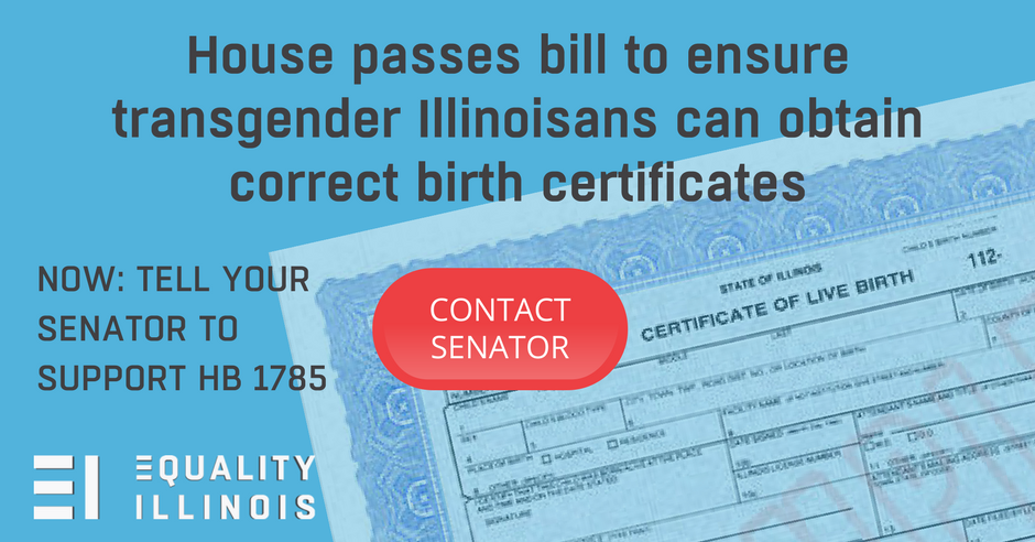 House passes birth certificate bill; urge your senator to act ...