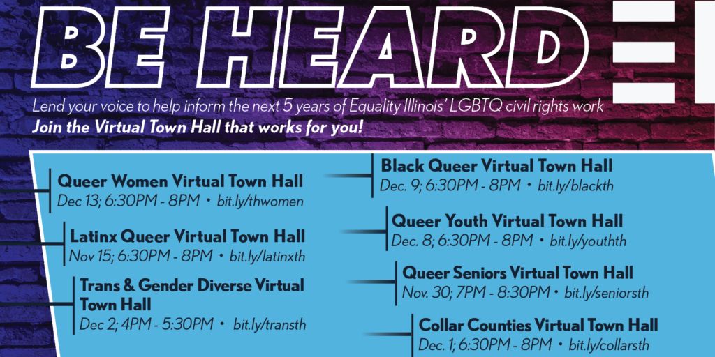 2021 Strategic Plan Town Halls – Equality Illinois